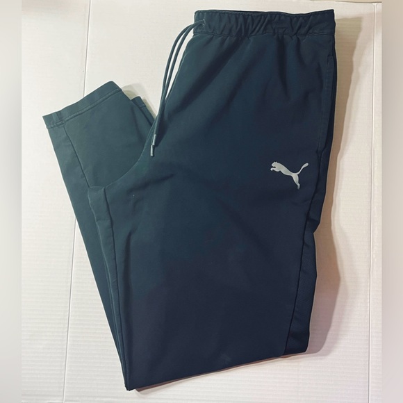 Puma | Pants | Puma Joggers Mens Xxl Black Sweatpants Workout Gym ...